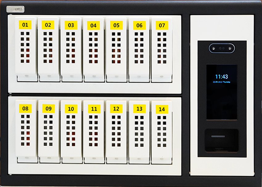 China Landwell High Security Intelligent Key Locker 14 Keys Supplier ...